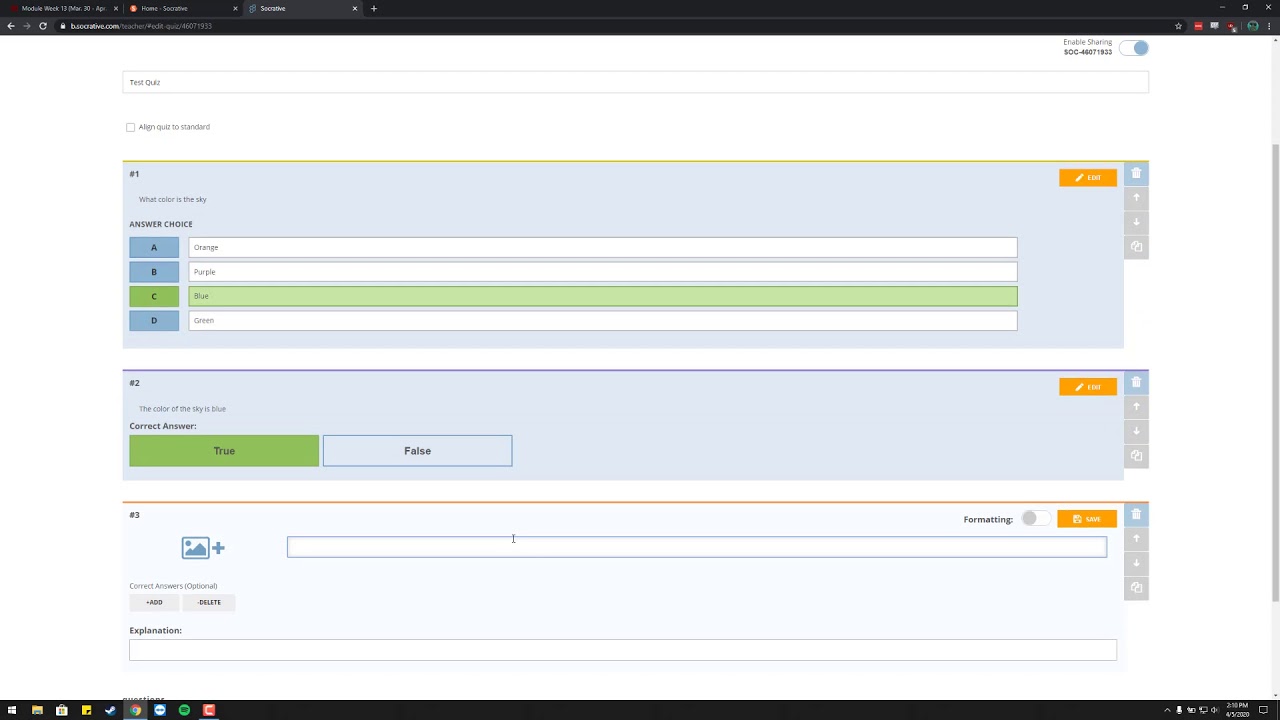 Web 2 0 Tools - Socrative Tutorial - YouTube