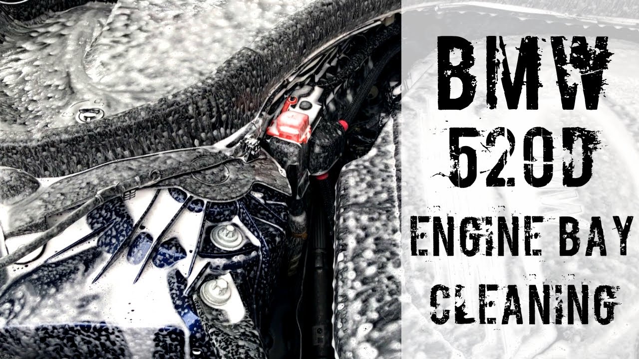BMW G30 5 Series Engine Bay Gets Cleaned | ASMR - YouTube