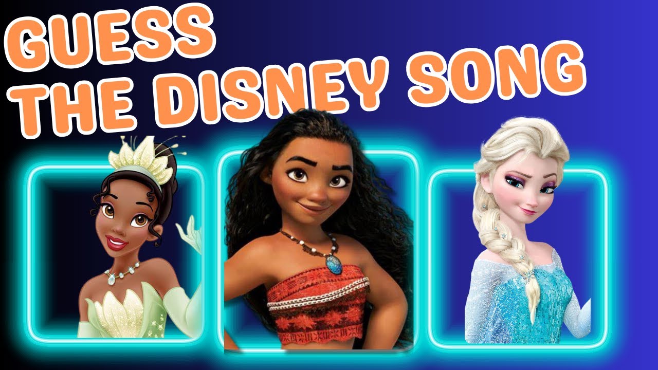 Guess the Disney Song | Disney Challenge - YouTube