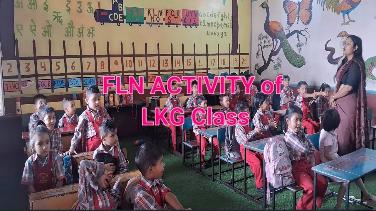 FLN Activity Of LKG Class - YouTube