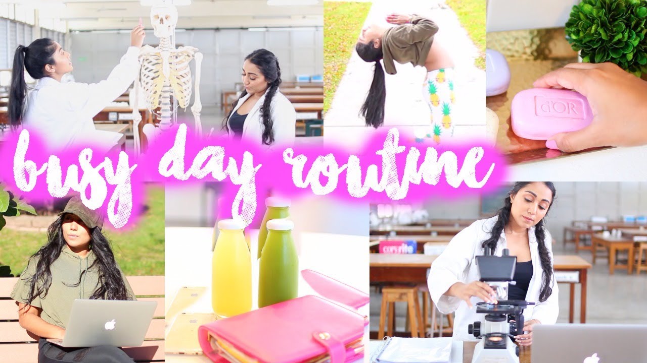 BUSY DAY ROUTINE : a busy day in our life | Paris & Roxy - YouTube