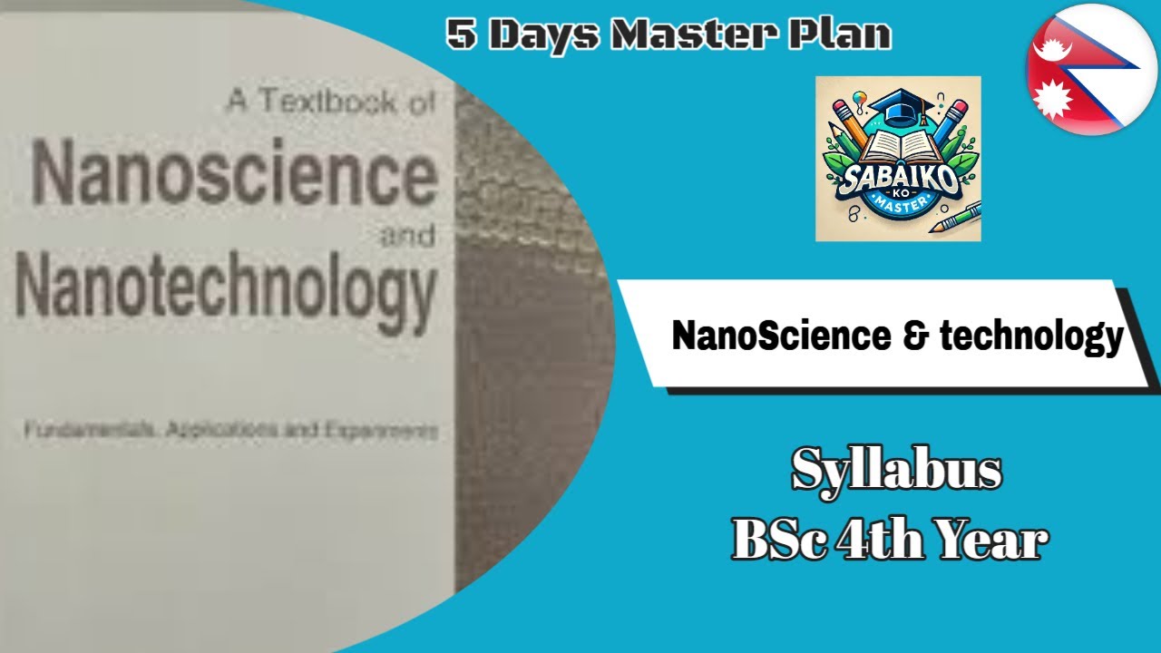 TU 4th Year BSc NanoScience & Technology Syllabus Explained | Sabbai ko ...