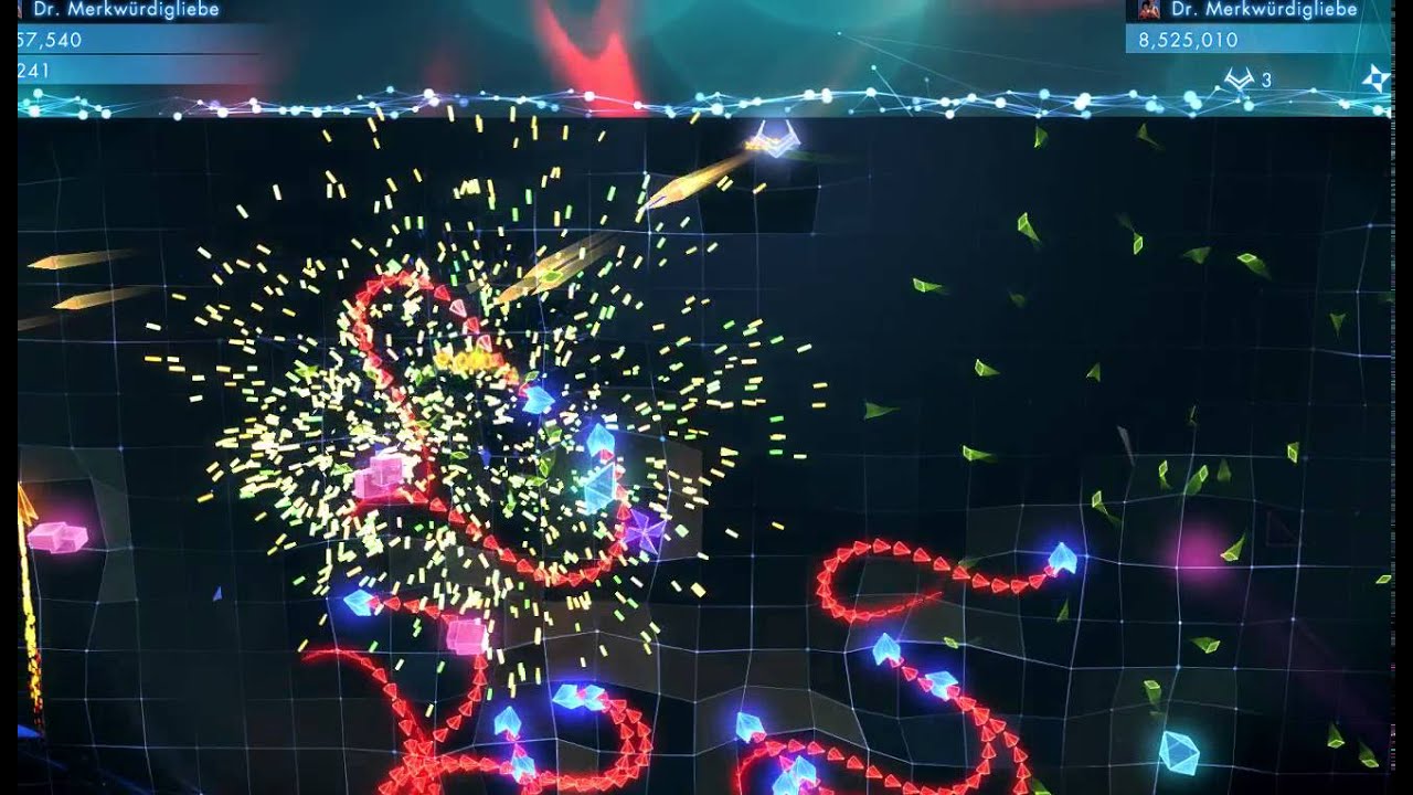 Geometry Wars 3: Dimensions Classic Evolved Gameplay 1 - YouTube