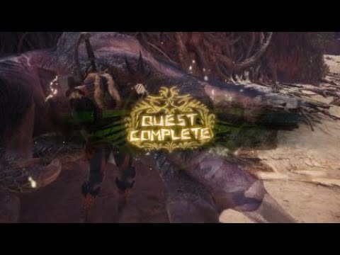 Monster Hunter: World High Rank Anjanath CB gameplay - YouTube