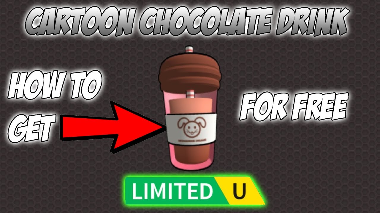 [Free Limited UGC] How To Get Cartoon Chocolate Drink Roblox - YouTube