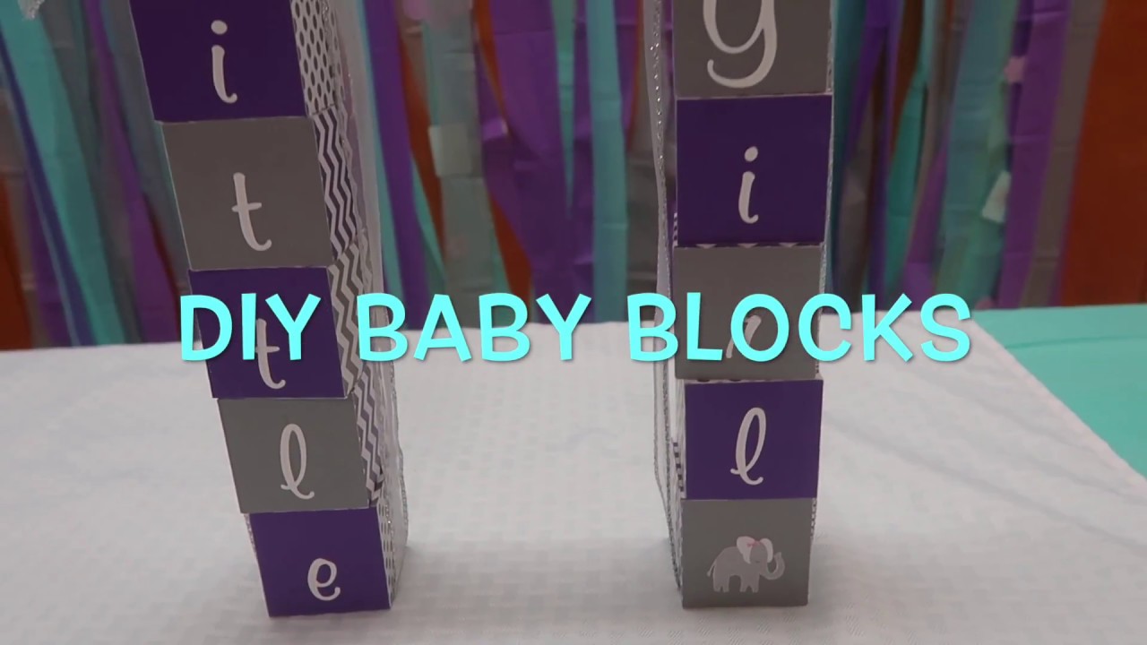 DIY Baby Blocks - YouTube