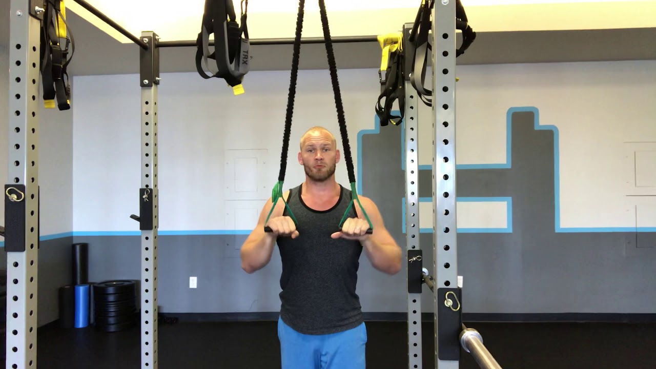 Band Tricep Pushdown - YouTube