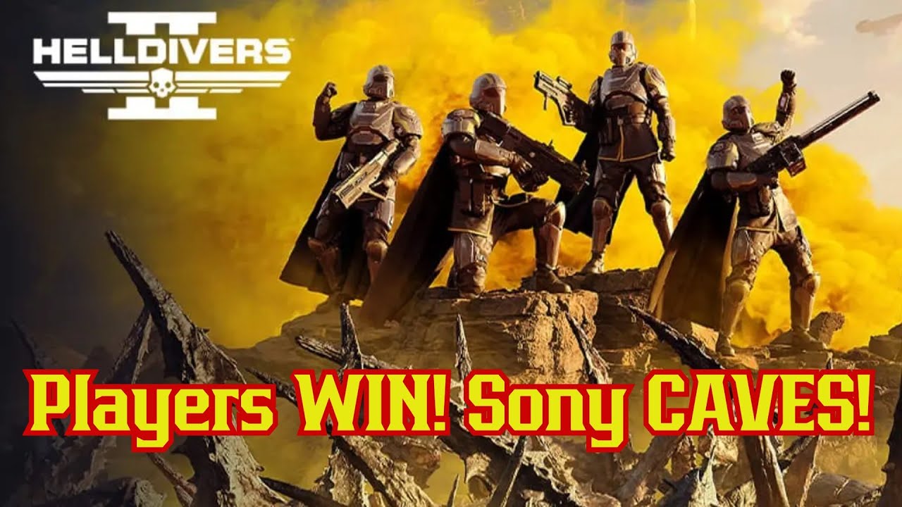 Helldivers 2 Fans WIN! Sony CAVES To Players Over PlayStation Network ...