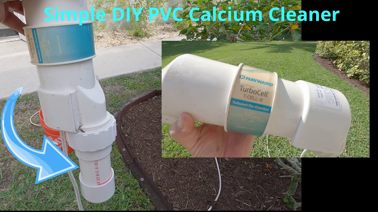DIY PVC Chlorine Cell Calcium Cleaner - YouTube