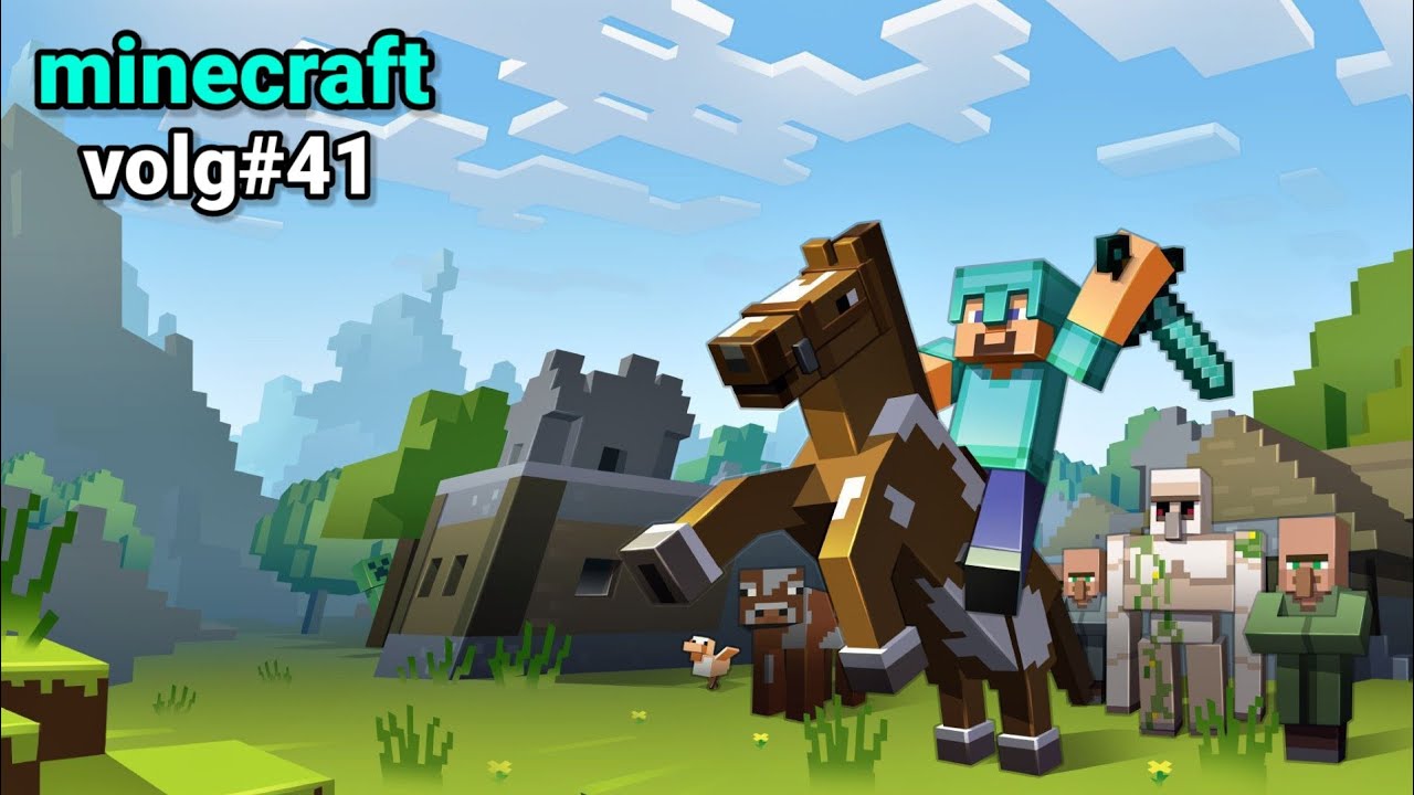 horse ride in village ।। Minecraft @yesgaming684 - YouTube