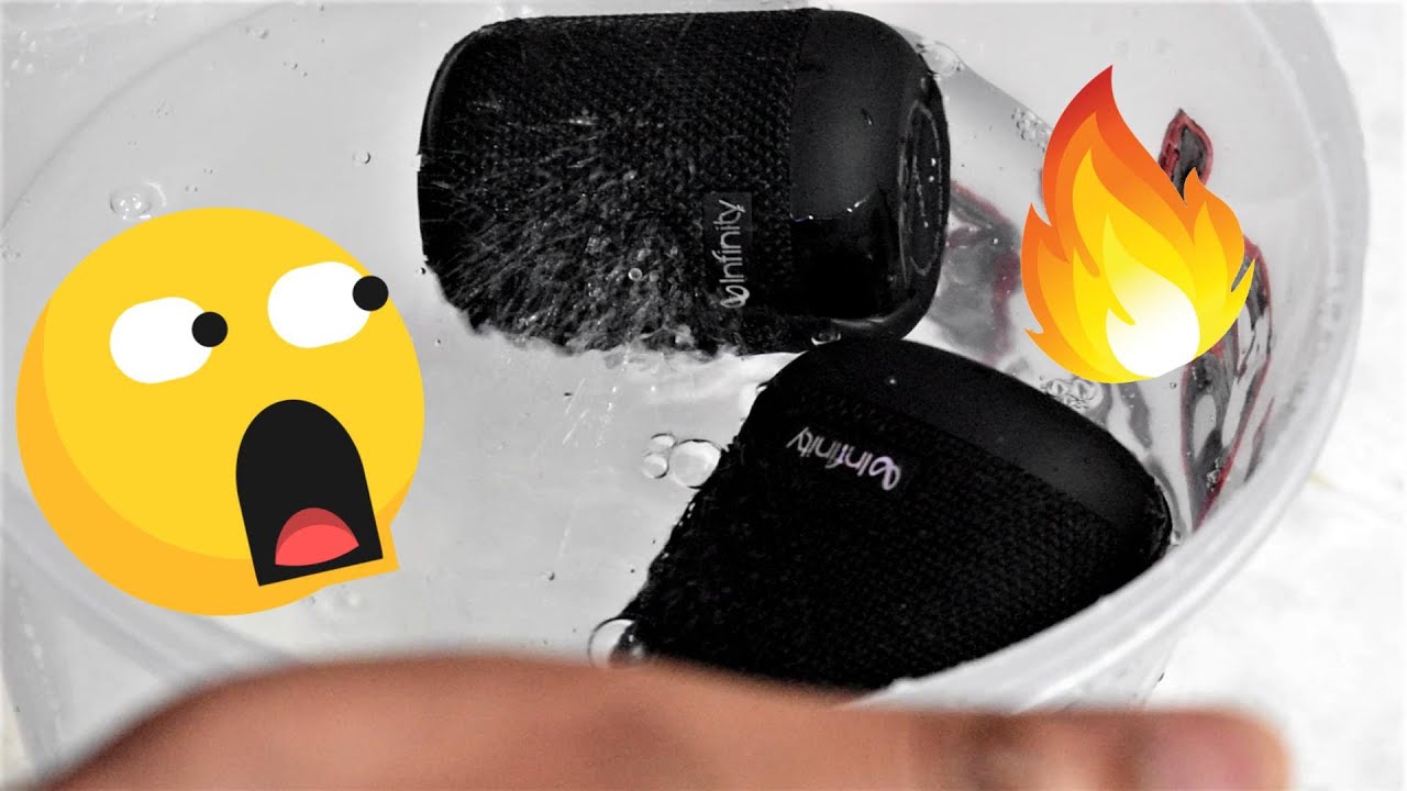 Deep WaterProof Test - (JBL) Infinity Fuze 100 water test/IPX7 proof🔥 🔥 ...