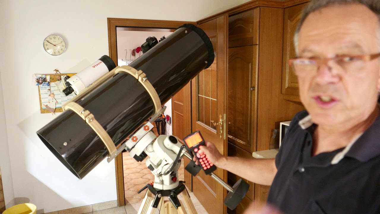 iOPTRON CEM60-EC Test with 12 inch f4 Newton - YouTube