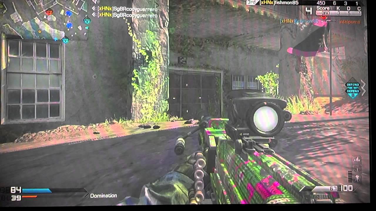 new cod ghost gameplay wit lmg lsat - YouTube