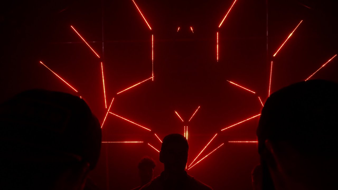 LED Mapping Pixel Tree dj stage design - club installation - YouTube