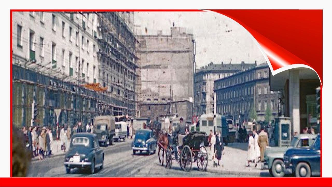 Warsaw In The Mid-1950S With Stunning Color Photography ! - YouTube