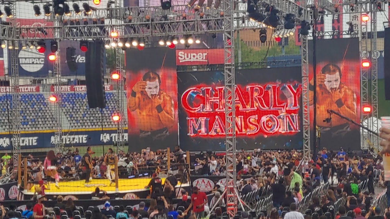 Charly Manson regresa a AAA, Reaccion en vivo, Copa Triplemania 30 ...