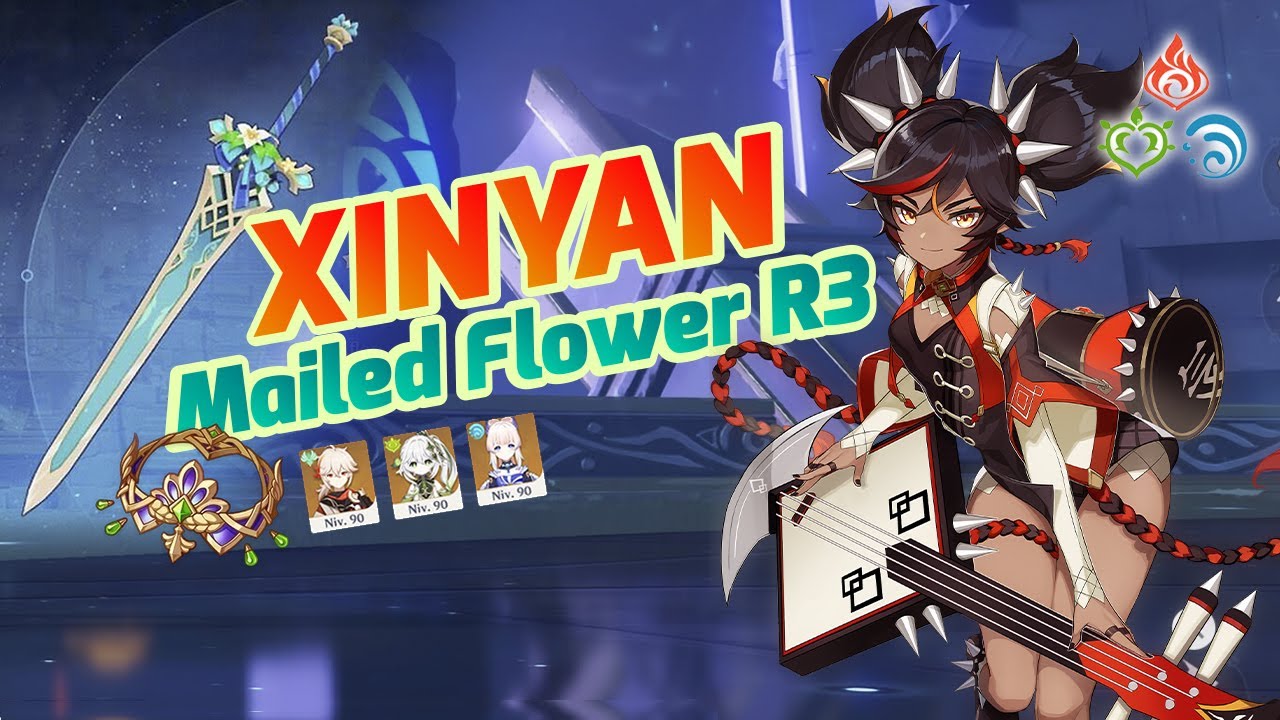 XINYAN C6 FIERRO FLORIORLADO Halito Viento Florido Mailed Flower R3 ...