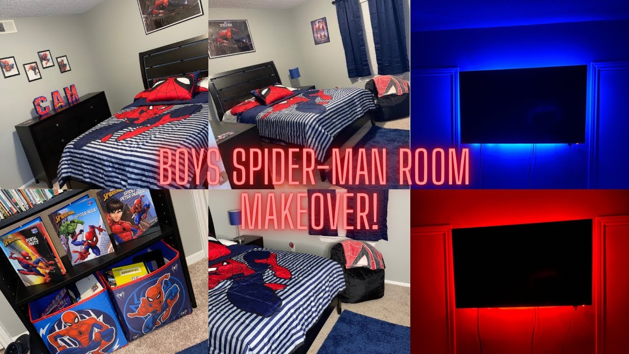 Spiderman Bedroom Decorating Ideas