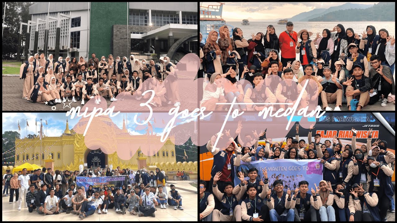 study tour vlog ; mipa 3 goes to medan ! || danau toba, usu, berastagi ...