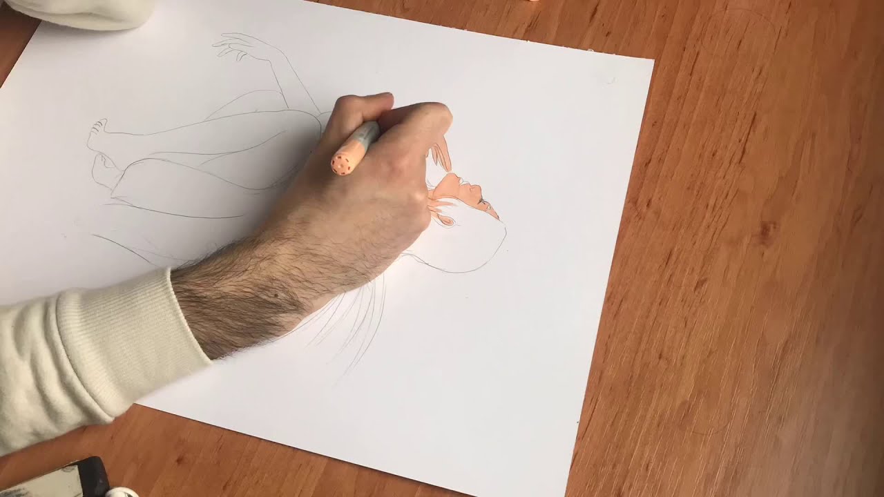 How to color human body - YouTube
