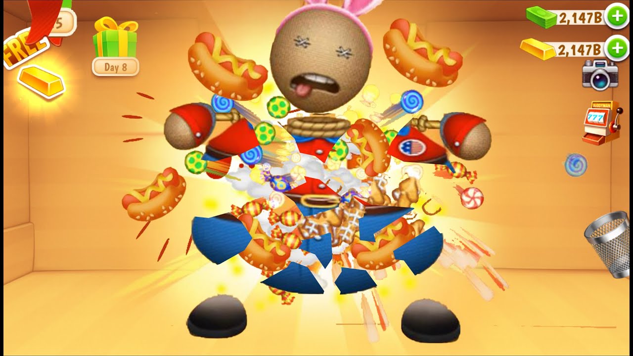Buddy Ate so much he EXPLODED | KICK THE BUDDY 2 - YouTube