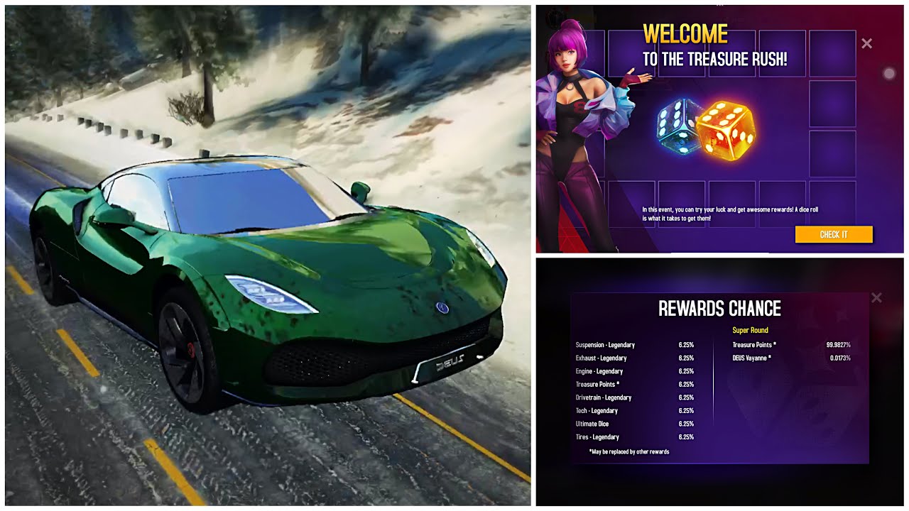 Asphalt 8 - Deus Vayenne Official Test Drive + Treasure Rush First Look ...