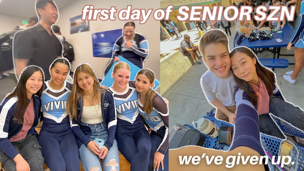 my first day of SENIOR YEAR - YouTube