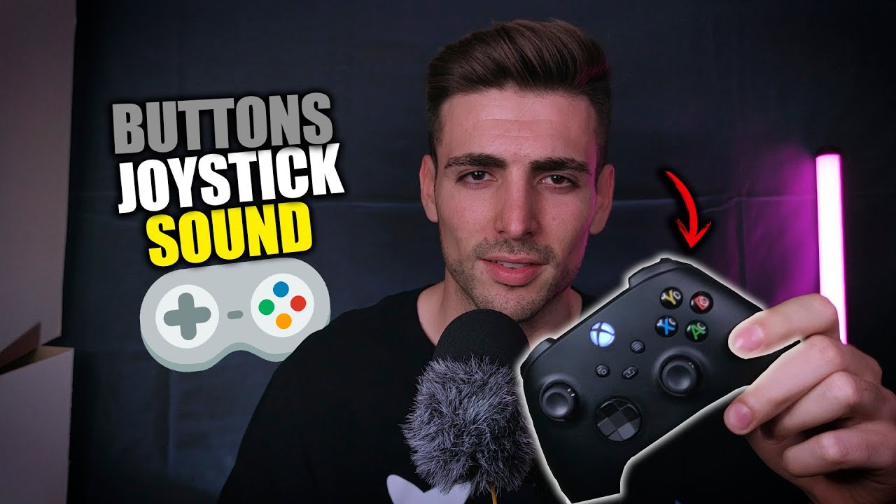 🎮 ASMR en Español con MANDO - Controller Sound scratching | Gamer PS5 ...