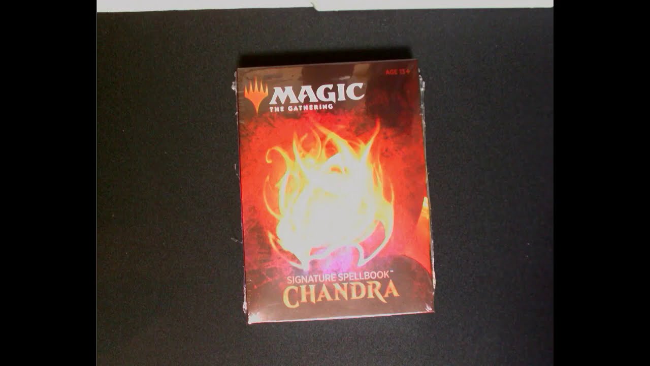 【MtG開封】Signature Spellbook Chandra 英語版の開封 2020年8月4日 - YouTube