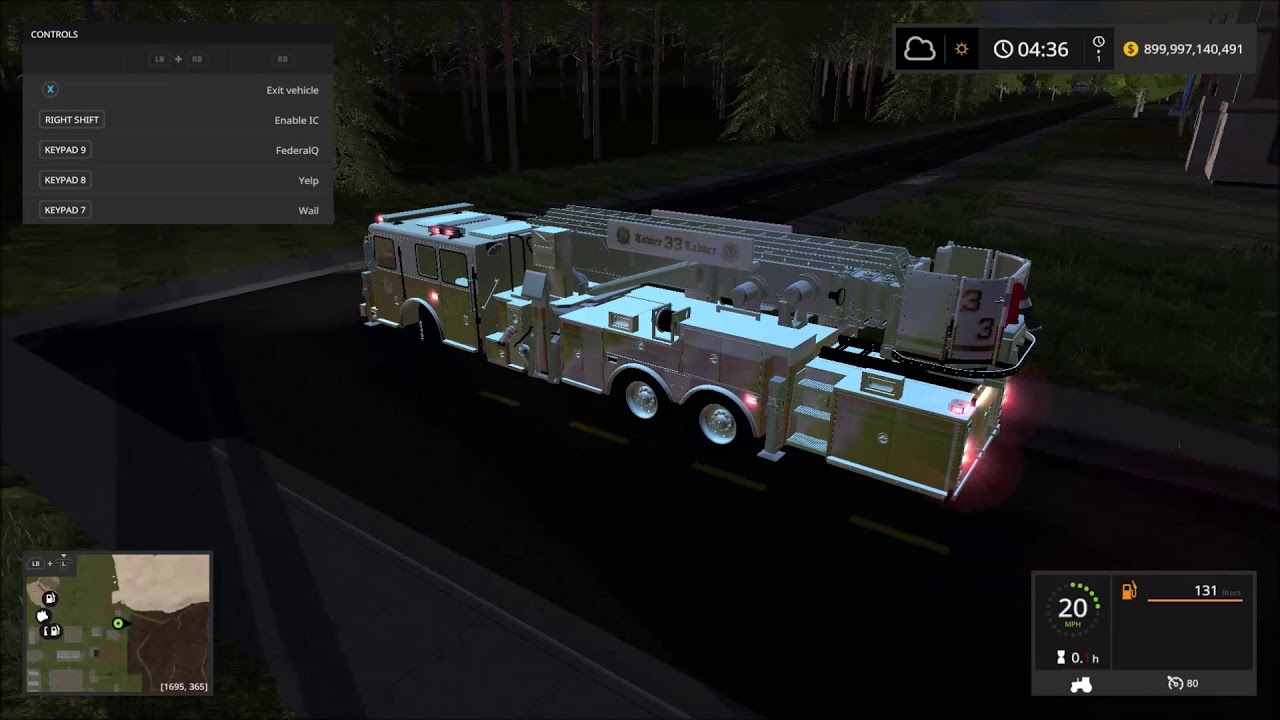 FS17 KENTLAND FIRE DEPARTMENT RESPONDING - YouTube