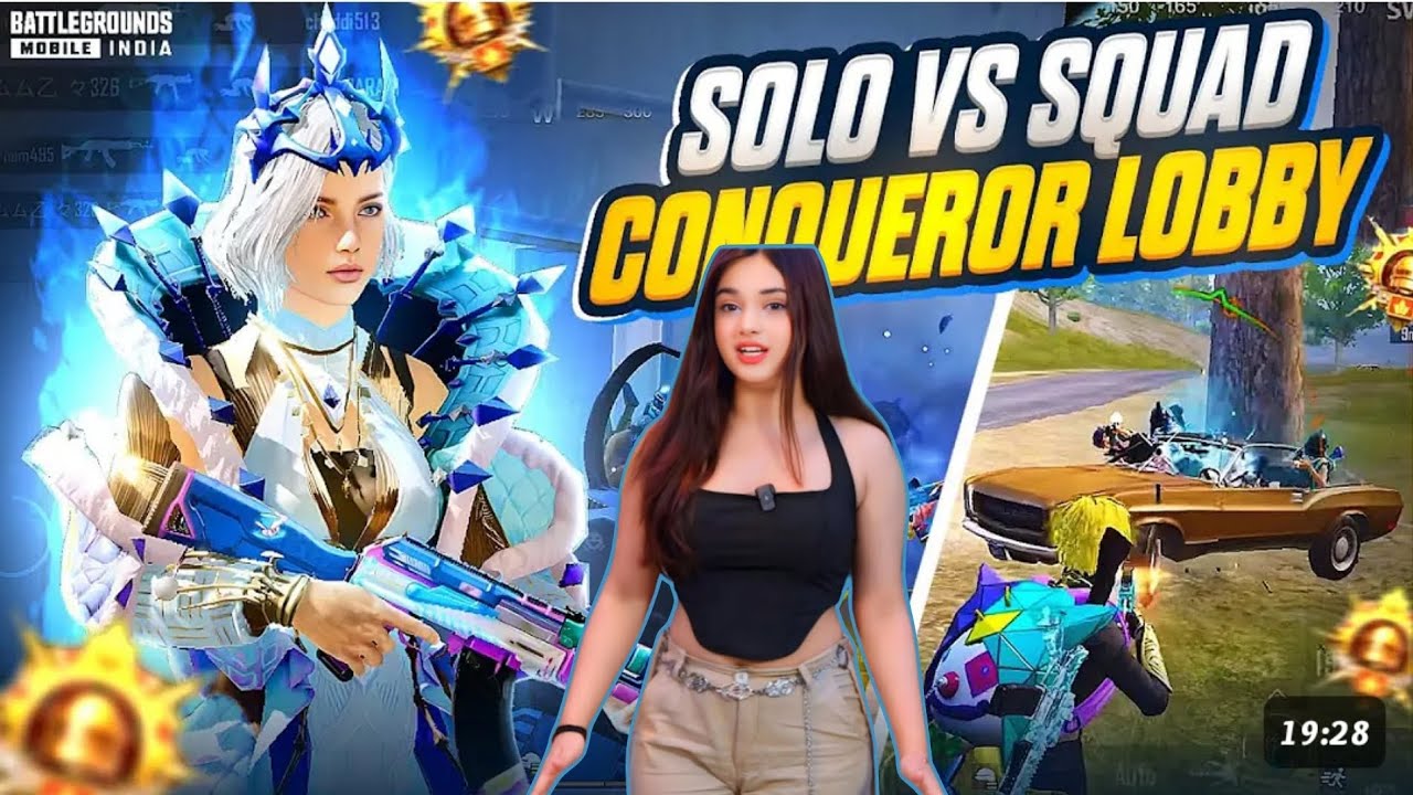 SOLO VS SQUAD CONQUEROR LOBBY || BANTI GAMERZ || PUBG NEW UPDATE ...
