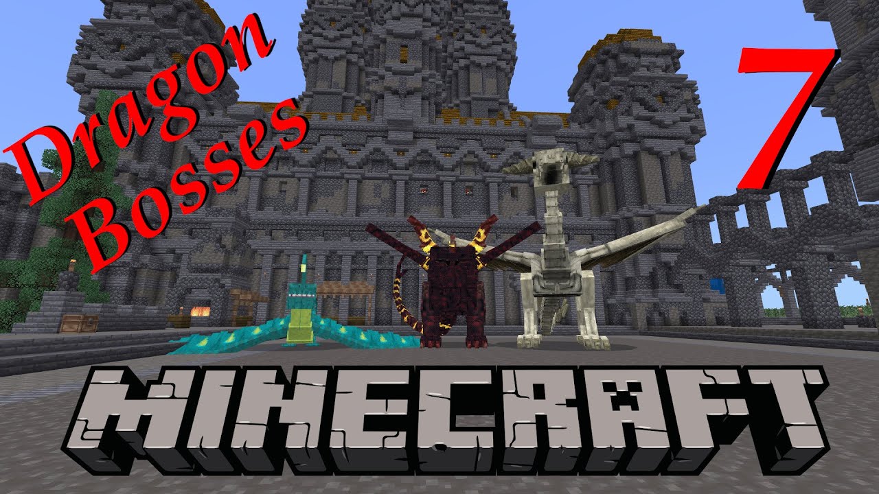 Minecraft Dragon Bosses - Water, Nether, and Undead Dragon Boss Battles ...