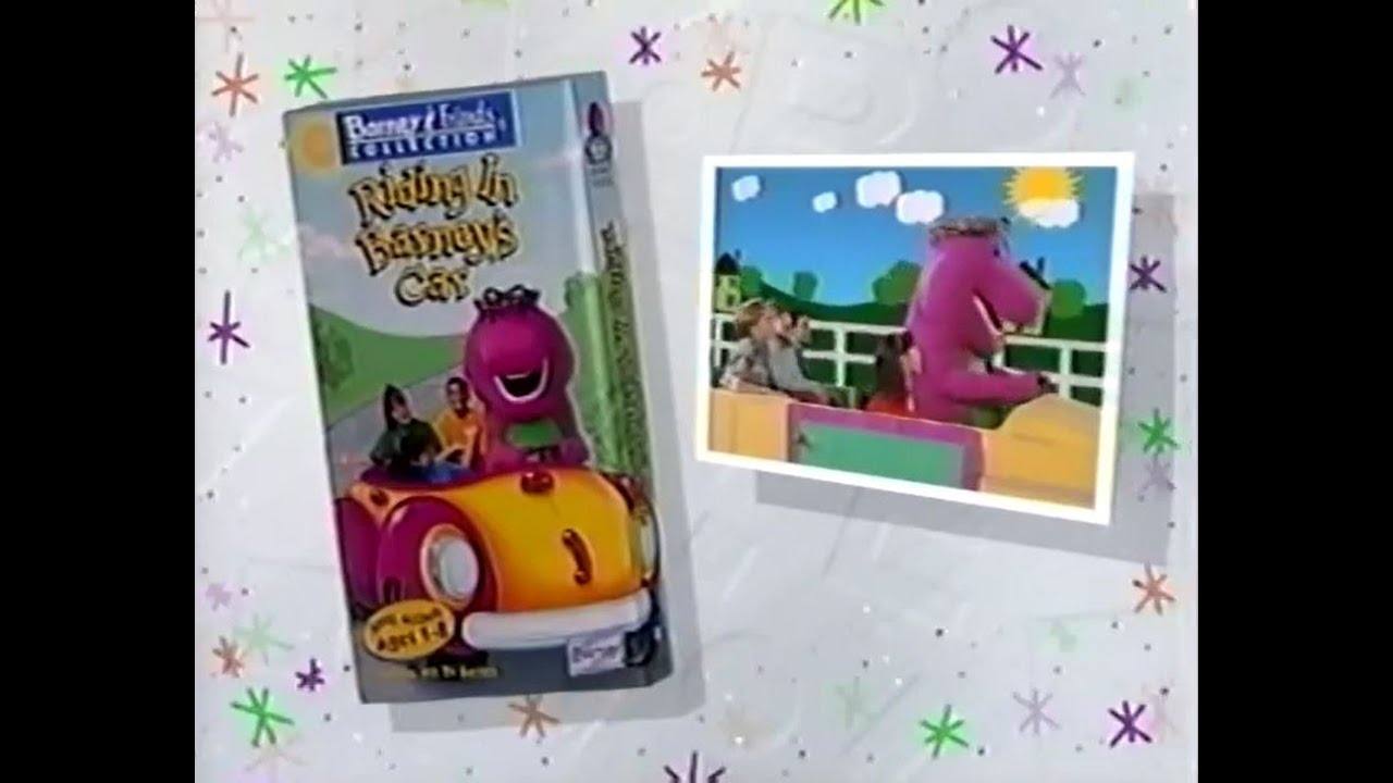 Opening To Barney - Riding In Barney's Car (1995 Vhs) - YouTube
