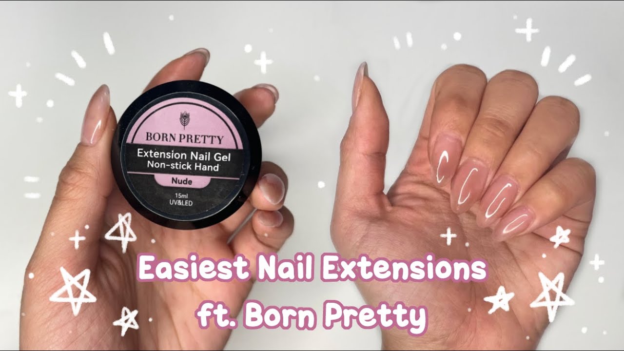 💅*EASIEST* nail extension gel | ft. BornPretty💅 - YouTube