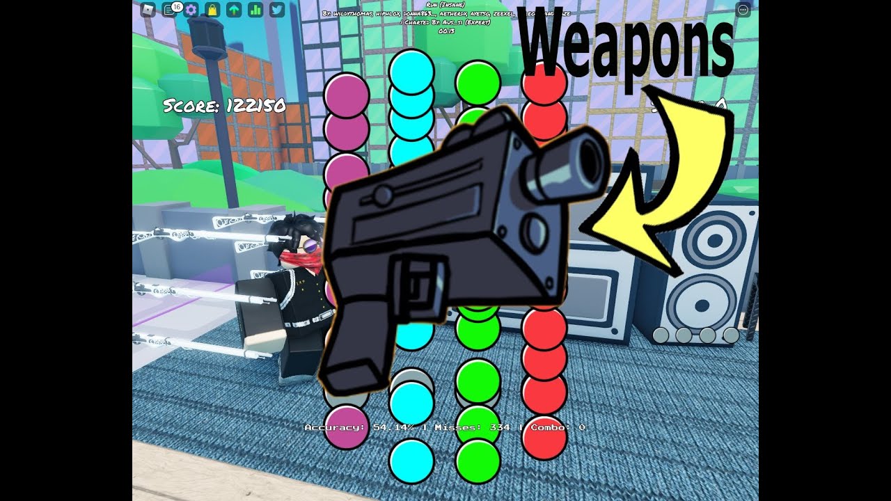 [Latest] all weapon animations roblox funky friday - YouTube