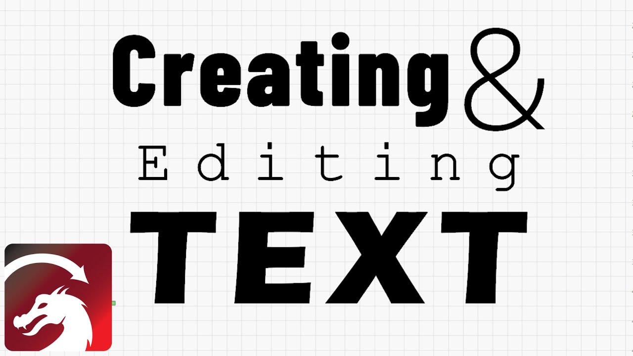 Creating and Editing Text in LightBurn - YouTube