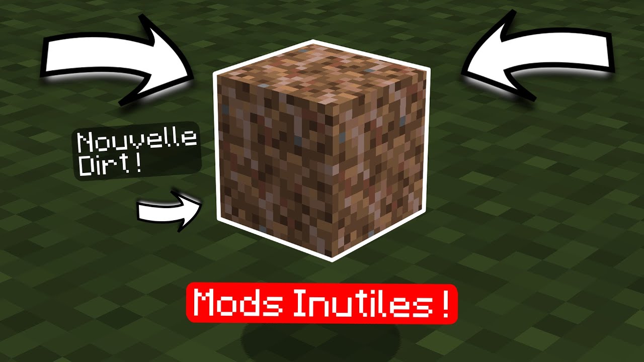Les MODS les plus INUTILES de MINECRAFT... - YouTube