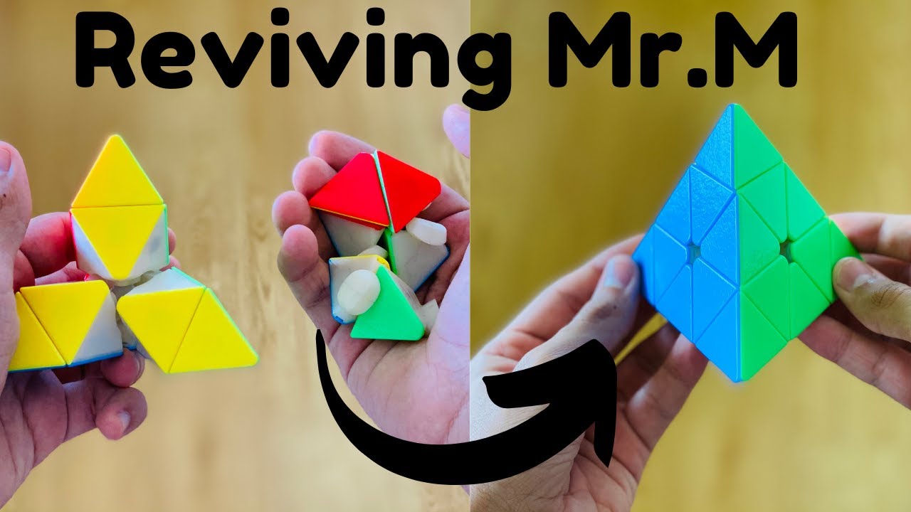 REVIVING an Old Shengshou Mr.M Pyraminx! (Cleaning and Re-Setup) - YouTube
