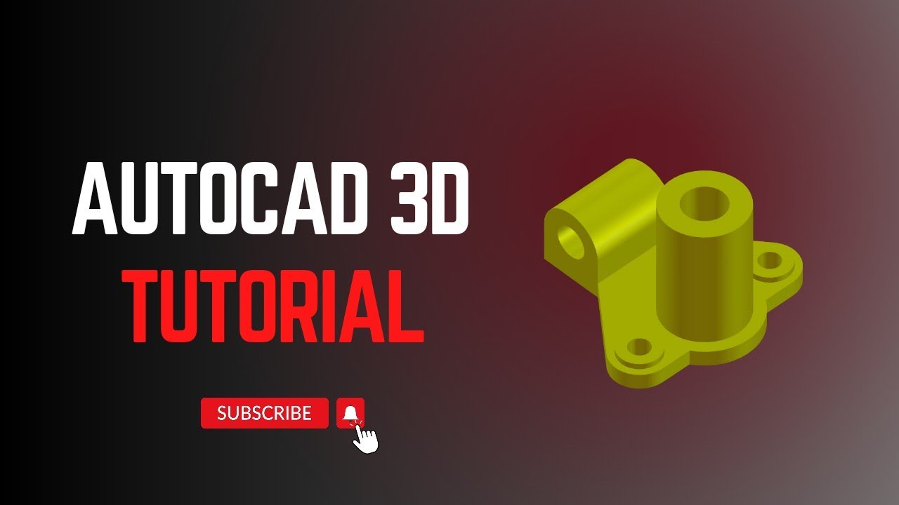 AutoCAD 3D Tutorials For Mechanical Engineers - YouTube