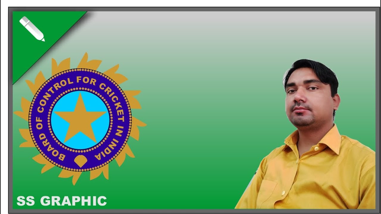 BCCI LOGO DESIGN IN CorelDraw । BCCI का Logo कैसे बनाएं ? - YouTube