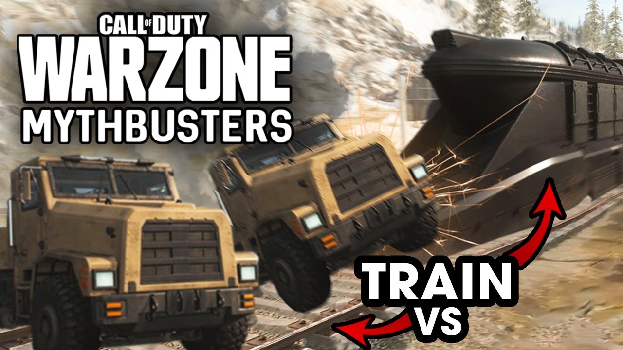 Warzone Train vs Everything - Call of Duty Warzone Mythbusters - YouTube