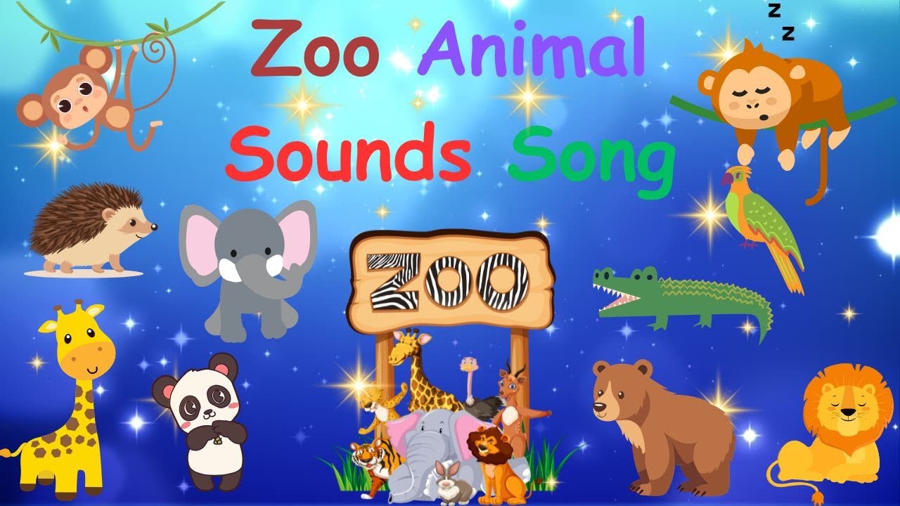 Zoo Animal Sounds Song N14T11 | Animal Sounds Song for Kids | Kids TV ...