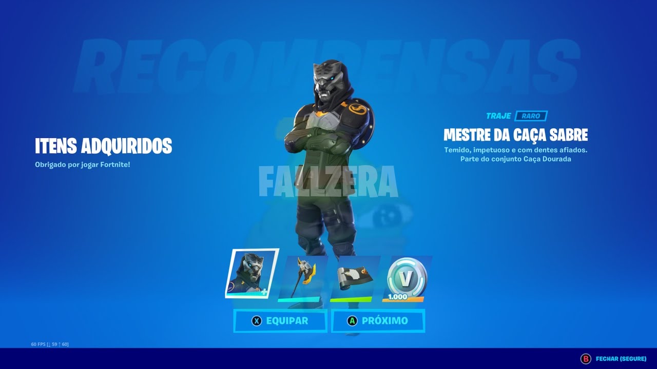 Resgatando a nova skin exclusiva Huntmaster Saber ( Mestre da caça ...