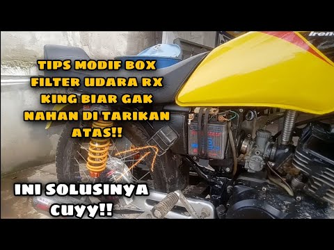 MODIFIKASI BOX FILTER UDARA RX KING||KARBUTAROR PILOT JET 27 MAIN JET 170