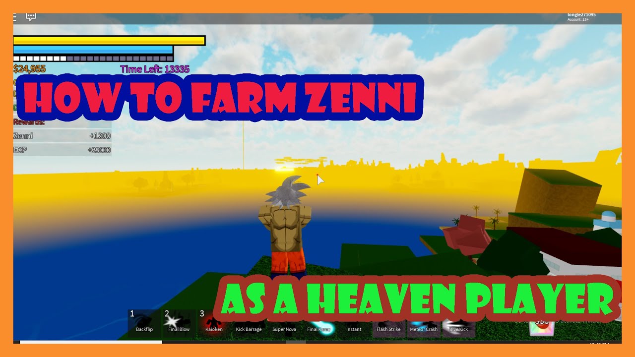 How to grind zenni as a Heaven Player |Dragon Ball Z Final Stand| - YouTube