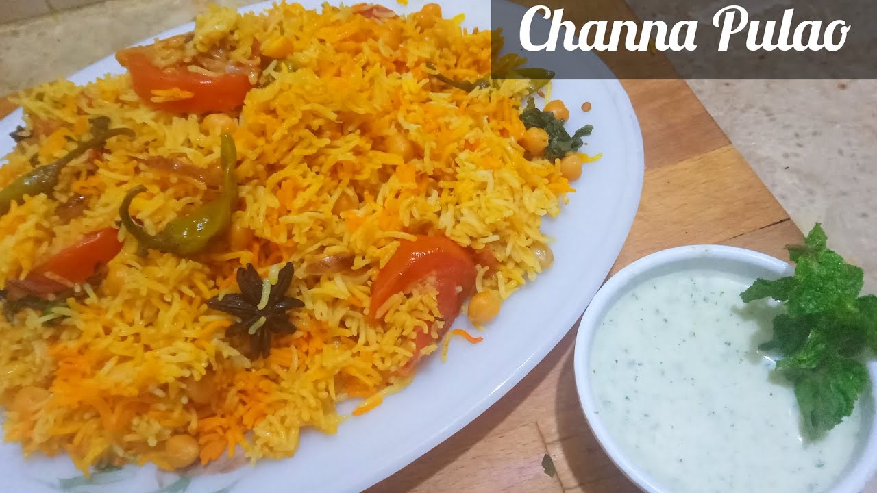 Channa Pulao Recipe ! Spicy Channa Pulao ! Naheed kitchen and vlogs ...