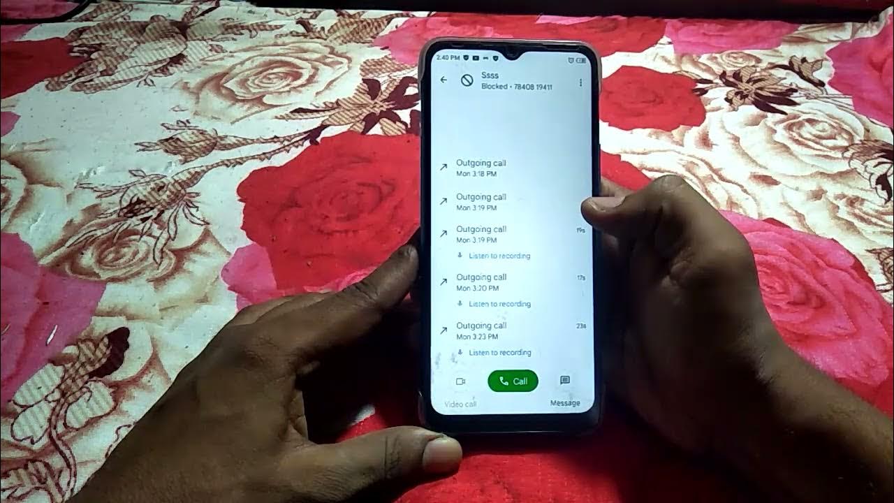 how to block contact number infinix smart 4 - YouTube