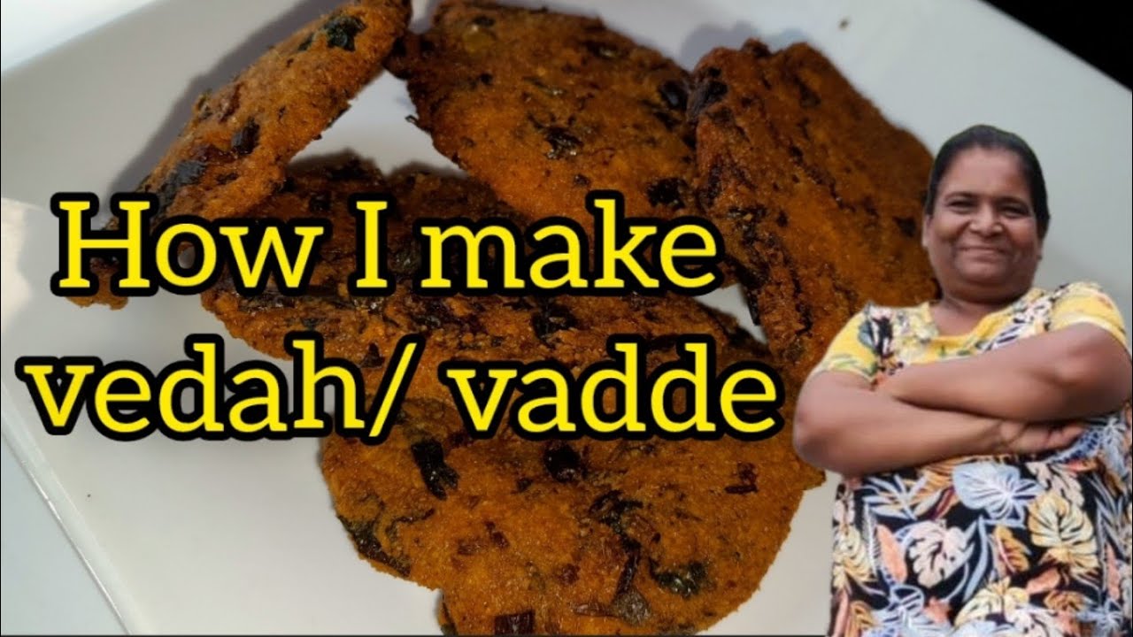 How I make vedah / vadde for breakfast on a cold winter sunday morning ...