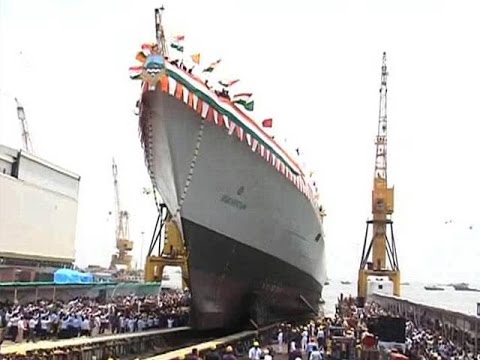 INS Visakhapatnam, India's most powerful, lethal destroyer launched in ...