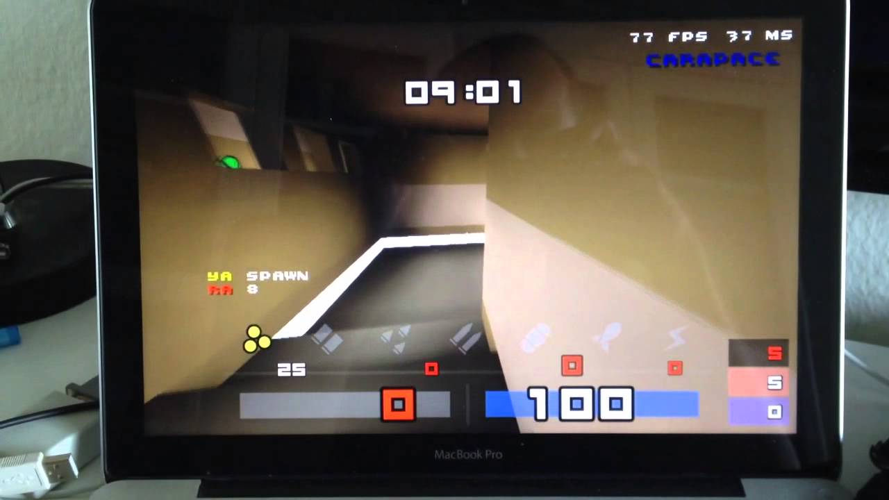 ezQuake OSX 2.1 QTV bugs - YouTube